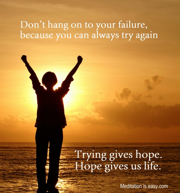 No matter what, never lose your hope | Meditation is Easy - Blog
